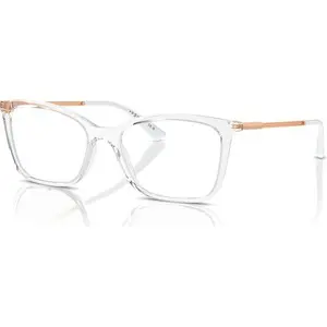 VOGUE EYEWEAR 51mm Butterfly Optical Glasses - Transparent