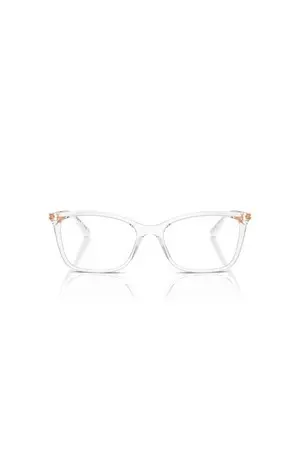 VOGUE EYEWEAR 51mm Butterfly Optical Glasses - Transparent