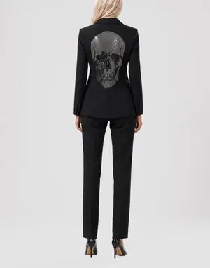 Philipp Plein Single-breasted Skull Blazer