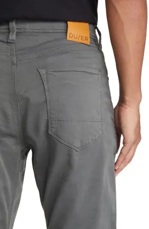 DUER No Sweat Relaxed Tapered Performance Pants - Gull