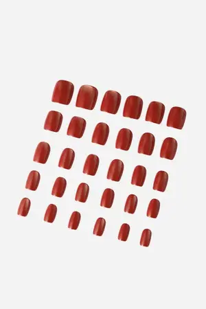 NEVER HAVE I EVER Basic But Make It Boss Square Press On Nails