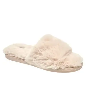 Women's faux fur slippers