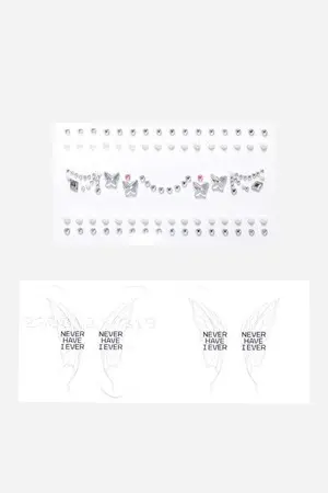 NEVER HAVE I EVER Whimsical Wings Face Adornments