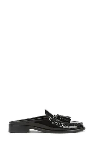 Franco Sarto Callen Tassel Loafer Mule - Black