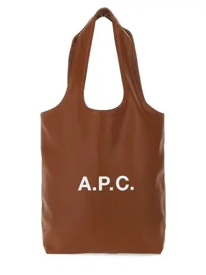 A.p.c. Borsa Tote "ninon" Small - Buff