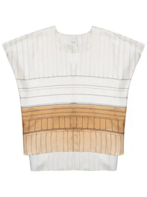 ALYSI Blusa Con Scollo A V - Multicolour