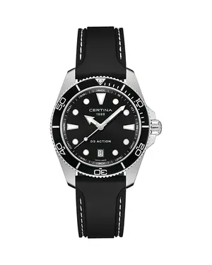CERTINA Ds Action Gent Watch, 40mm - Black