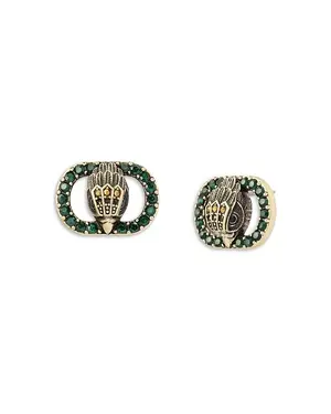 Kurt Geiger Signature Chelsea Eagle Stud Earrings - Green