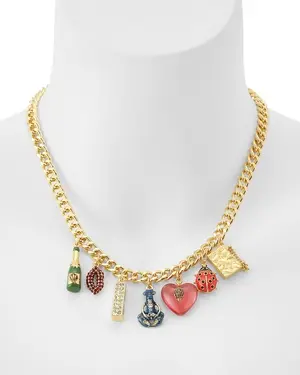 Kurt Geiger Signature Eagle Charm Statement Necklace