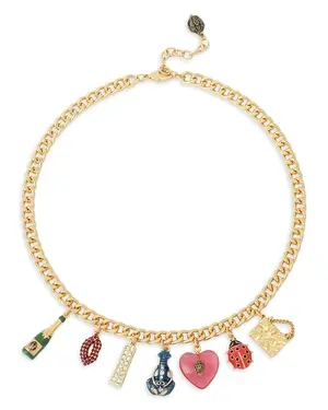 Kurt Geiger Signature Eagle Charm Statement Necklace