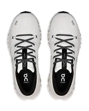 On Cloud X Running Sneakers - White/black