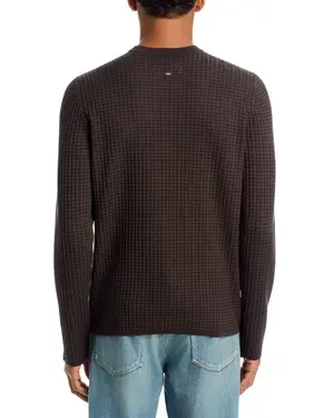 Rag & Bone Harvey Ribbed Crewneck Sweater - Brown