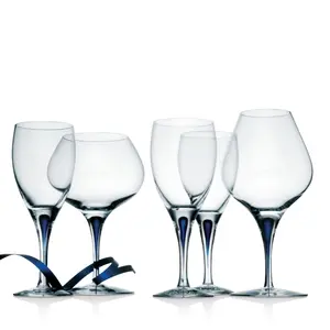 ORREFORS Intermezzo Blue Champagne Coupe