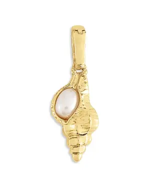 ANABEL ARAM Milos Freshwater Pearl Shell Charm