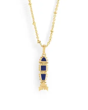 ANABEL ARAM Milos Stone Fish Charm - Lapis