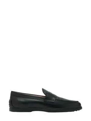 TOD`S Tod's Calf Leather Flat Shoes - Black