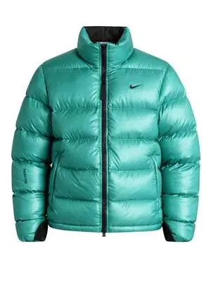 NIKE X NOCTA Quilted Puffer Jacket With Stand Collar - Green