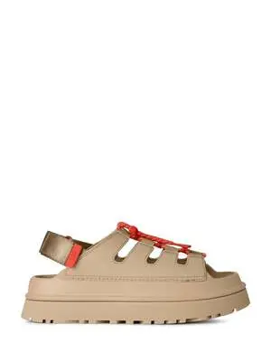UGG Leather And Textile Sandals - Beige