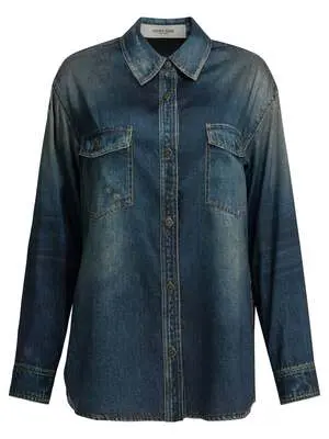 GOLDEN GOOSE Denim Overshirt Jacket - Blue