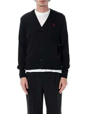 AMI Paris 100% Wool Sweater - Nero