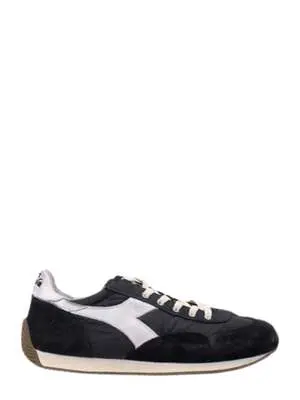 DIADORA Leather Low-top Sneakers - Black