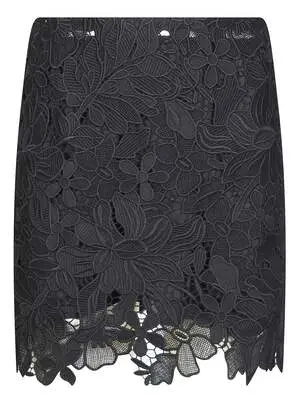 Sportmax Mini Lace Skirt - Nero