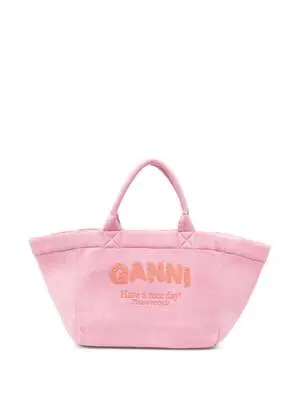GANNI Reversible Mini Tote Bag - Rosa