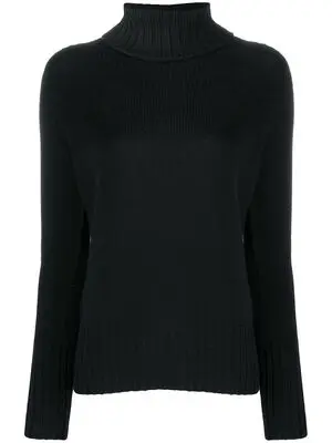 DRUMOHR 100% Merino Wool Sweater - Black