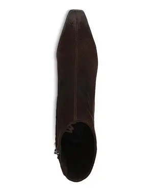 Sam Edelman Harmony Mid Heel Ankle Boots - Espresso Bean