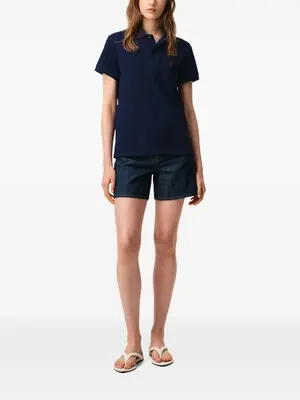 AMI Paris De Coeur Cotton Polo Shirt