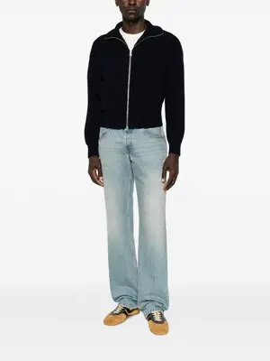Extreme Cashmere Ribbed Cashmere Cardigan