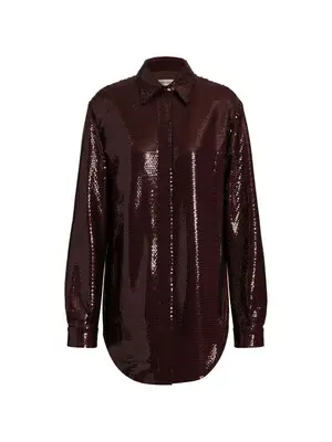 Alberta Ferretti Sequined Shirt