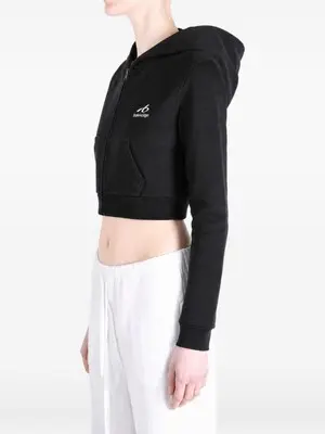 Balenciaga Cotton Cropped Sweatshirt