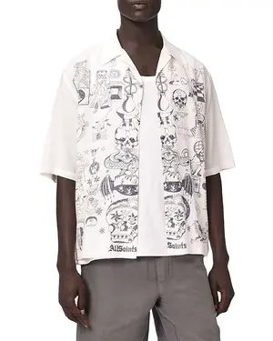 ALLSAINTS Ignis Tattoo Graphics Shirt