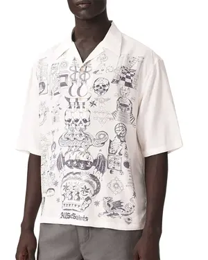 ALLSAINTS Ignis Tattoo Graphics Shirt