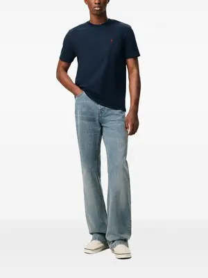 AMI Paris De Coeur Cotton T-shirt - Blue