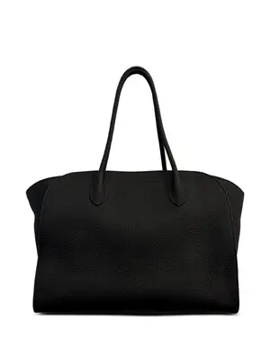 THE ROW Marlo 14 Leather Tote Bag - Black