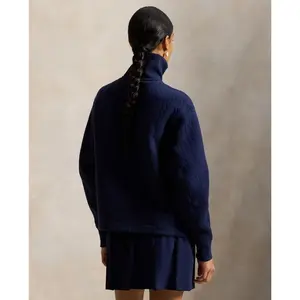 Ralph Lauren Cable-quilted Quarter-zip