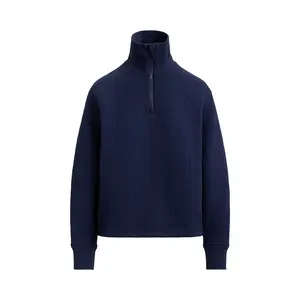 Ralph Lauren Cable-quilted Quarter-zip