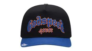 GODSPEED Forever Trucker Hat - Black/blue/orange
