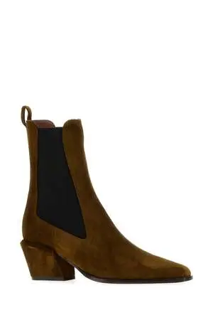 Paris Texas Suede Ankle Boots