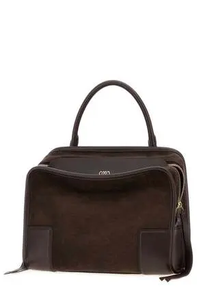 Loewe Suede Medium Amazona Handbag