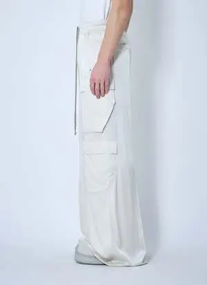 Rick Owens Belas Satin Cargo Pants