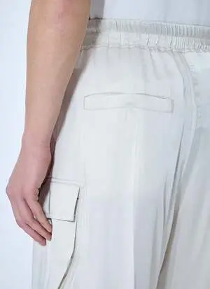 Rick Owens Belas Satin Cargo Pants