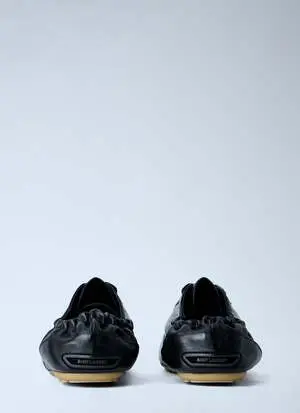 Saint Laurent Lewis Leather Slip-on Sneakers - Black