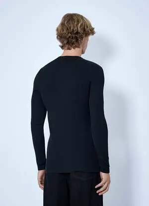 LEMAIRE Long Sleeve Ribbed Tee