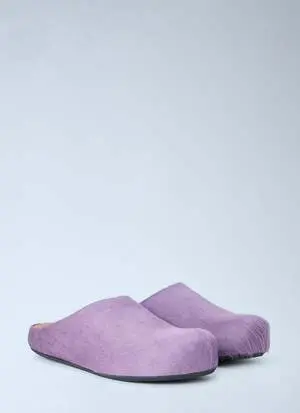 Marni Fussbett Sabot Mules In Haircalf - Multicolor
