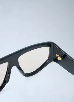 Bottega Veneta Geometric Frame Sunglasses
