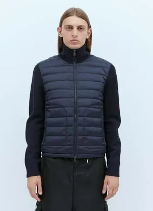 Moncler Logo Patch Zip-up Cardigan
