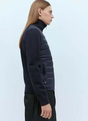 Moncler Logo Patch Zip-up Cardigan